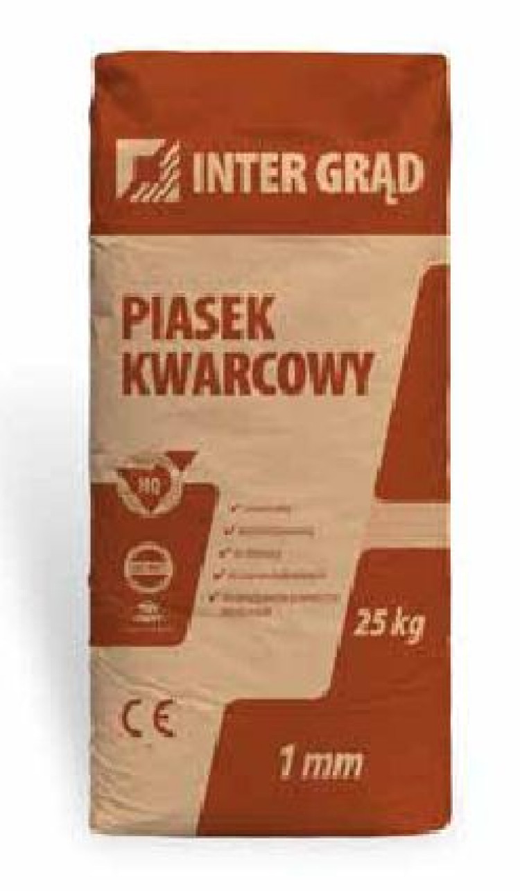 Piasek budowlany kwarcowy