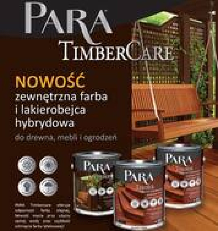PARA Timbercare – nowości w ofercie PARA Paints