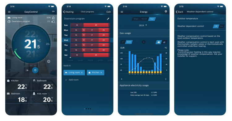 Bosch EasyControl - aplikacja do sterowania ogrzewaniem