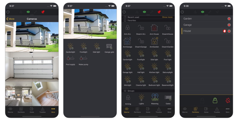 INTEGRA CONTROL - zdalne sterowanie systemem alarmowym