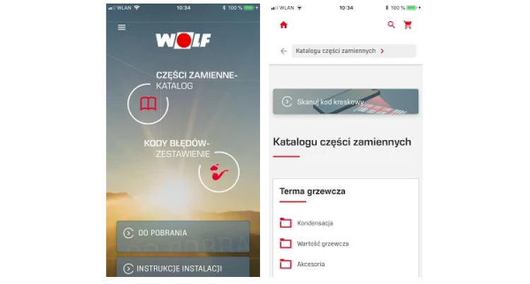 WOLF Service App - aplikacja serwisowa dla profesjonalisty