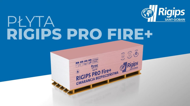 Rigips rekomenduje: Płytę Rigips PRO Fire+ typ DF|Budujemy Dom