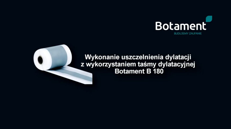 Uszczelnienie dylatacji za pomocą Botament B 180 i Botament RD 2 The ...