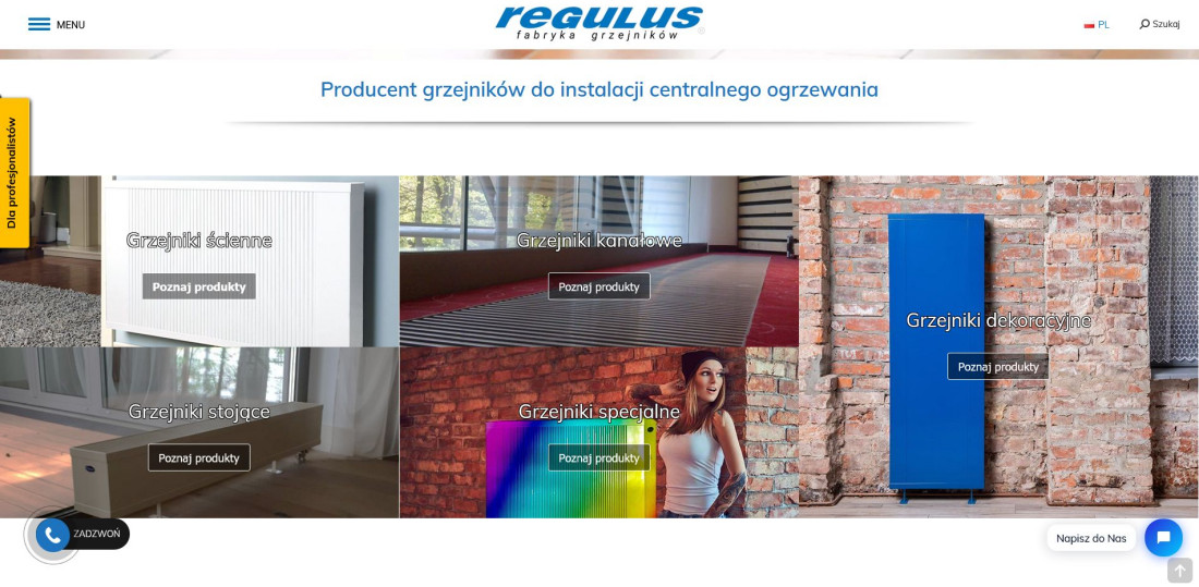 Nowa strona internetowa REGULUS®-system, jeszcze bardziej atrakcyjna ...