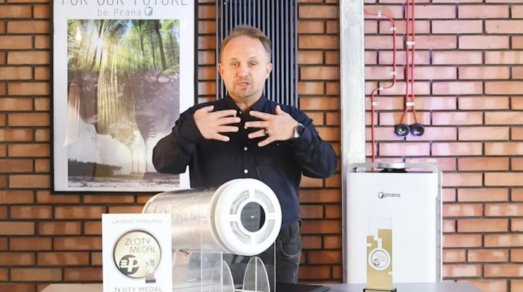 Zasada działania minirekuperatorów przeciwpradowych PRANA 150, 200G ...