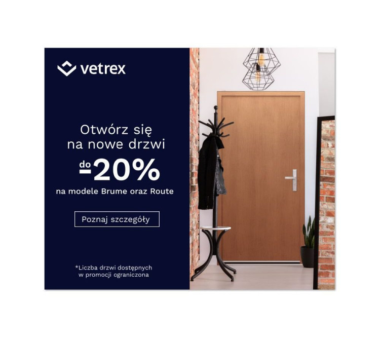Promocja Vetrex "Otwórz się na nowe drzwi"