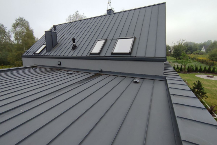 Dach płaski nad tarasem, jadalnią i garażem - pojawiły się zacieki i ...