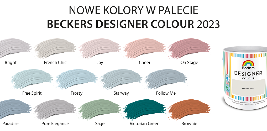 Nowości kolorystyczne w palecie Beckers Designer Colour | Budujemy Dom