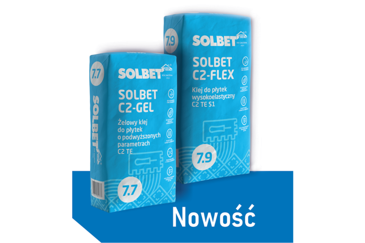 Profesjonalne kleje do płytek - nowe produkty firmy SOLBET